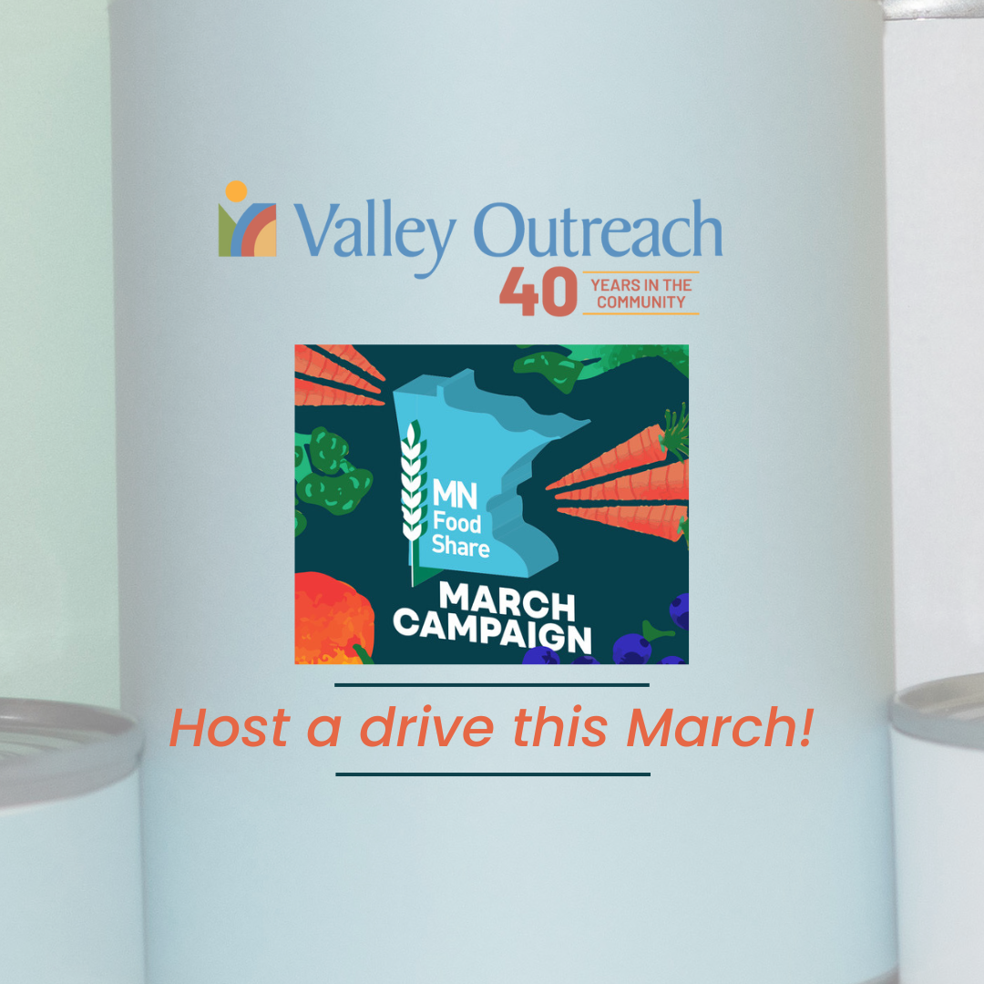 We need your help! Host a Food Drive in March - Valley Outreach